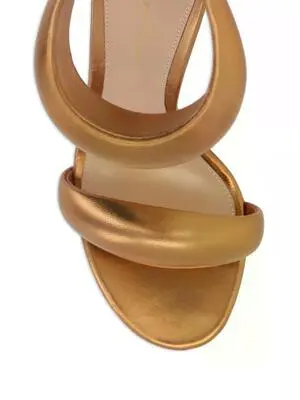 GIANVITO ROSSI Bijoux Stiletto Sandals - Gold