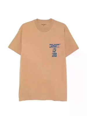 Carhartt Work In Progress Blocks Logo-print T-shirt - Brown