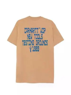 Carhartt Work In Progress Blocks Logo-print T-shirt - Brown