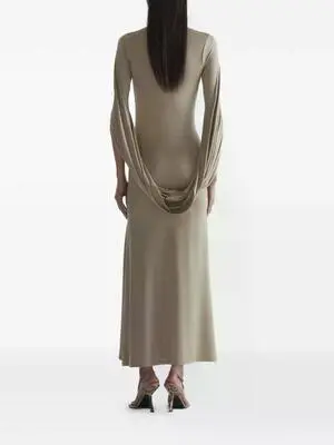 MUGLER Cascade Loop Dress