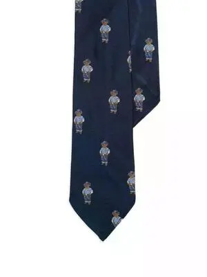 Polo Ralph Lauren Polo Bear Silk Tie - Blue