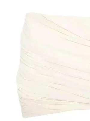 Rick Owens Ruched Mini Fitted Skirt