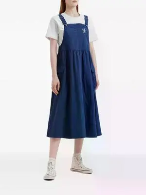 FINGERCROXX Embroidered Midi Dress