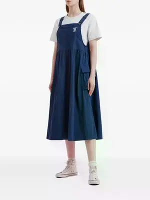 FINGERCROXX Embroidered Midi Dress