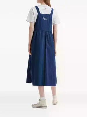 FINGERCROXX Embroidered Midi Dress
