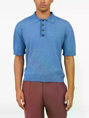 Roberto Cavalli Logo-embroidered Polo Shirt