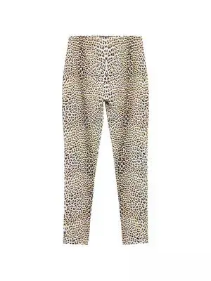 Roberto Cavalli Animal-print Leggings - Yellow