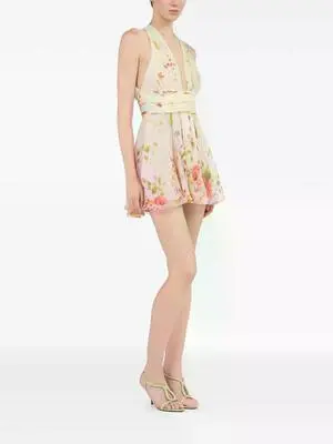Roberto Cavalli Floral-print Mini Dress