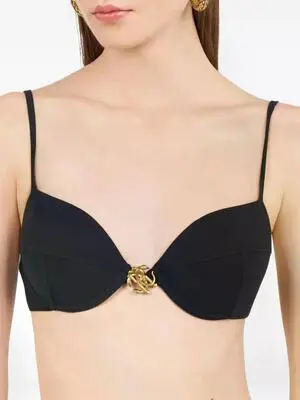 Roberto Cavalli Logo-detail Bikini Top
