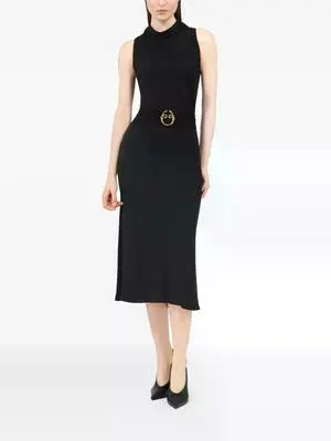 Roberto Cavalli Snake-detail Midi Dress