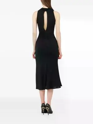 Roberto Cavalli Snake-detail Midi Dress