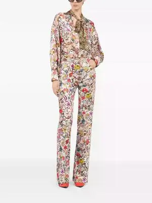 Roberto Cavalli Florentine Floral Trousers