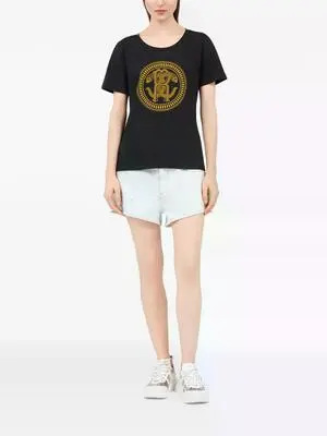 Roberto Cavalli Distressed Denim Shorts