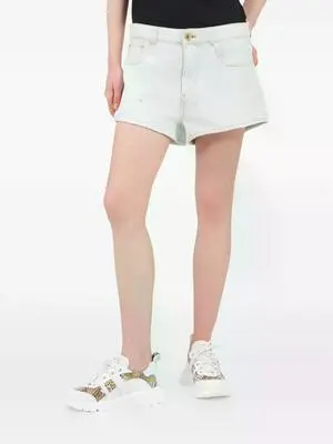 Roberto Cavalli Distressed Denim Shorts