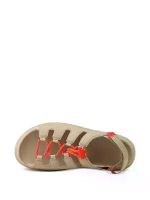 UGG Logo-patch Platform Sandals - Neutrals