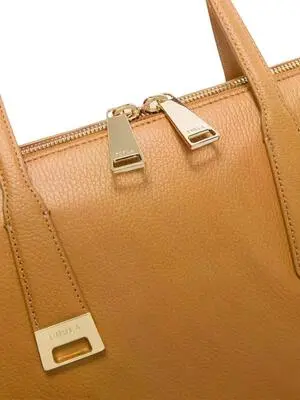 Furla Olivia Calf Leather Tote Bag - Brown