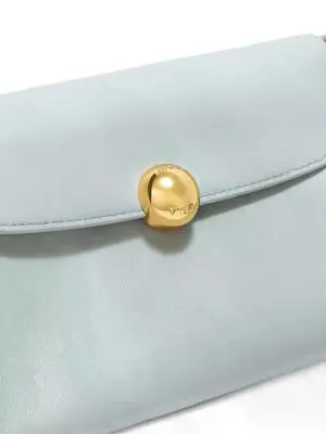 Furla Sfera Trapezoidal Leather Mini Bag - Blue