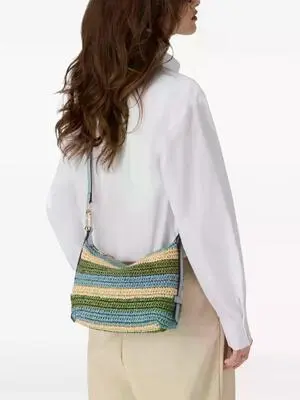 Furla Striped Chain Shoulder Bag