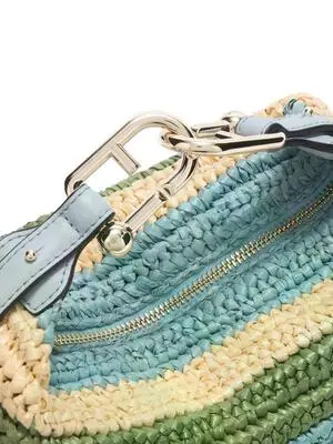 Furla Striped Chain Shoulder Bag