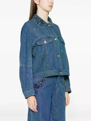 ERMANNO FIRENZE Chest-pocket Denim Jacket