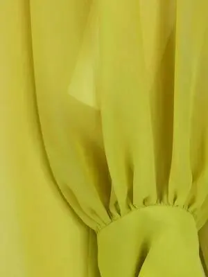 GIANLUCA CAPANNOLO Gathered Draped Top - Yellow
