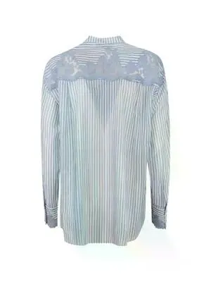 Ermanno Scervino Striped Lace Shirt