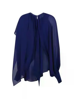 GIANLUCA CAPANNOLO Draped Top - Blue
