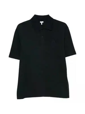 Loewe Embroidered-logo Polo Shirt - Blue