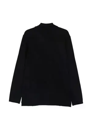 Giorgio Armani Long-sleeve Buttoned Blazer - Blue