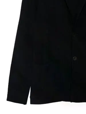 Giorgio Armani Long-sleeve Buttoned Blazer - Blue