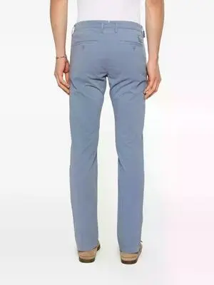 Jacob Cohen Logo-patch Trousers - Blue