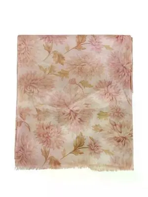 Seventy Floral Scarf - Neutrals