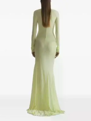 MUGLER Turtleneck Gown
