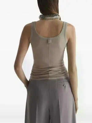MUGLER Jersey Tank Top - Neutrals