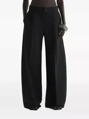 MUGLER Belted Trousers - Black