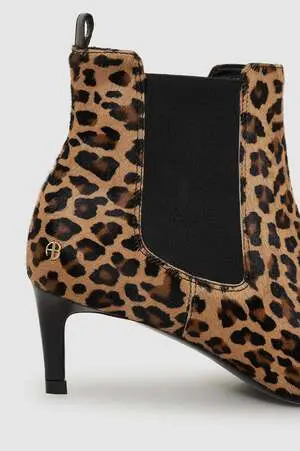 ANINE BING Stevie Calf Hair Boots - Leopard