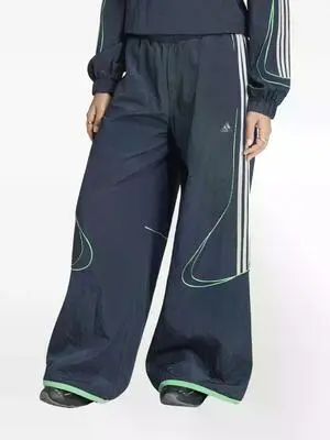 Adidas Wide Leg Stripe Trousers
