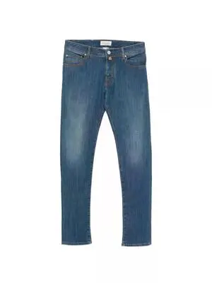 Jacob Cohen Buttoned Trousers - Blue
