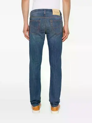 Jacob Cohen Buttoned Trousers - Blue