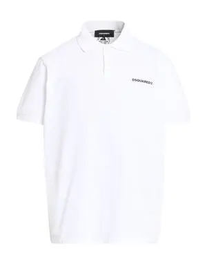 Dsquared2 Polo Shirt Size Cotton - White