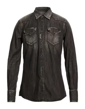 Dsquared2 Denim Shirt Size Cotton - Black