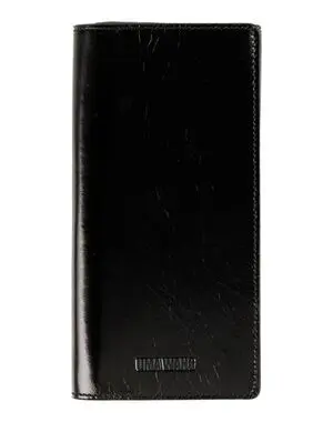 UMA WANG Woman Wallet Dark Green Size - Cow Leather Black