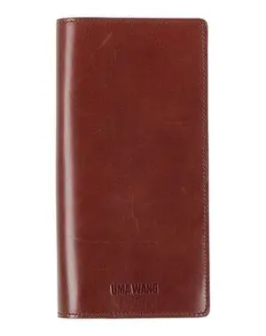 UMA WANG Wallet Cow Leather - Brown