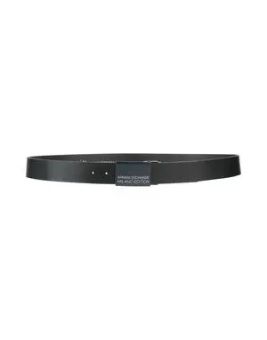 Armani Exchange Leather Belt - Black