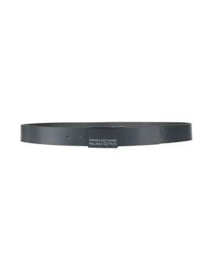 Armani Exchange Leather Belt - Blue