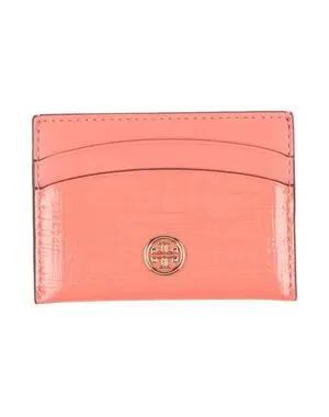 Tory Burch Cardholder Textile Fibers - Red