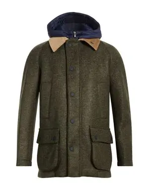 BOB Military Jacket With Zipper And Snap Fastening