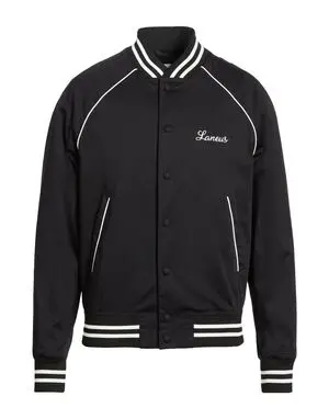 LANEUS Varsity Jacket With Embroidered Logo