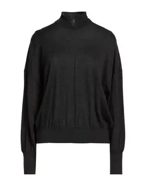 Brunello Cucinelli Turtleneck Cashmere And Silk Top - Grey