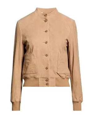 BULLY Jacket Size Leather - Beige